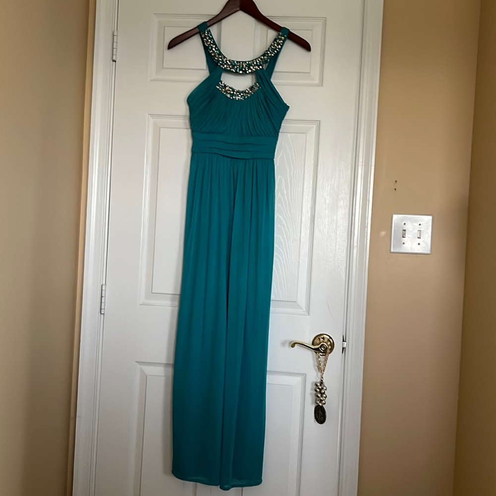 Brand New Turquoise Formal Prom Dress - Gem
